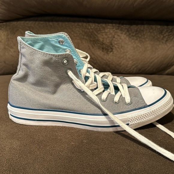 Converse | Shoes | Womens Converse Chuck Taylor All Star High Tops Gray ...